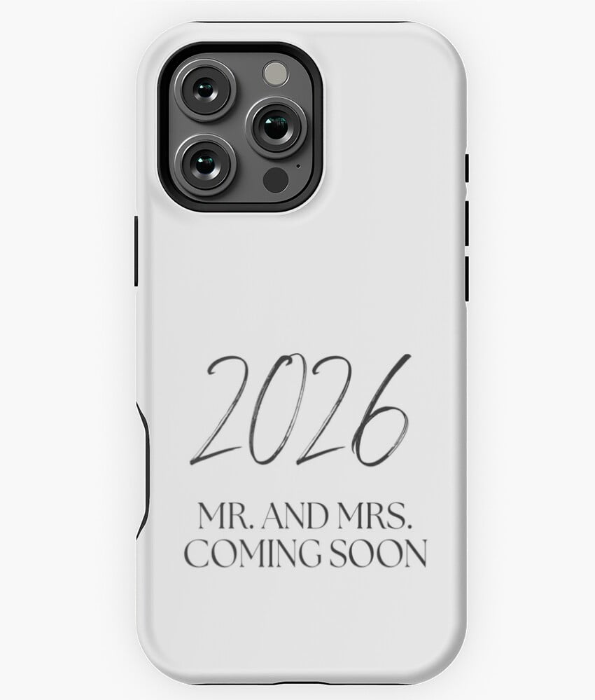 2026 Bride Bridal Wedding Countdown Phone Case for iPhone 16 15 14 13 ...