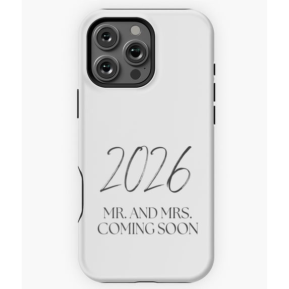 2026 Bride Bridal Wedding Countdown Phone Case for iPhone 16 15 14 13 ...