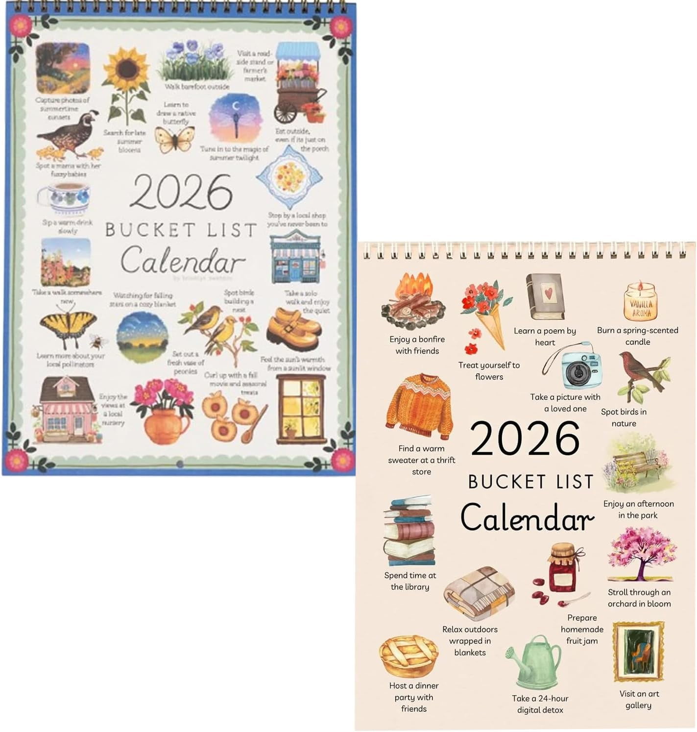 2026 Bucket List Calendar - Celebration of Life’s Seasons ...