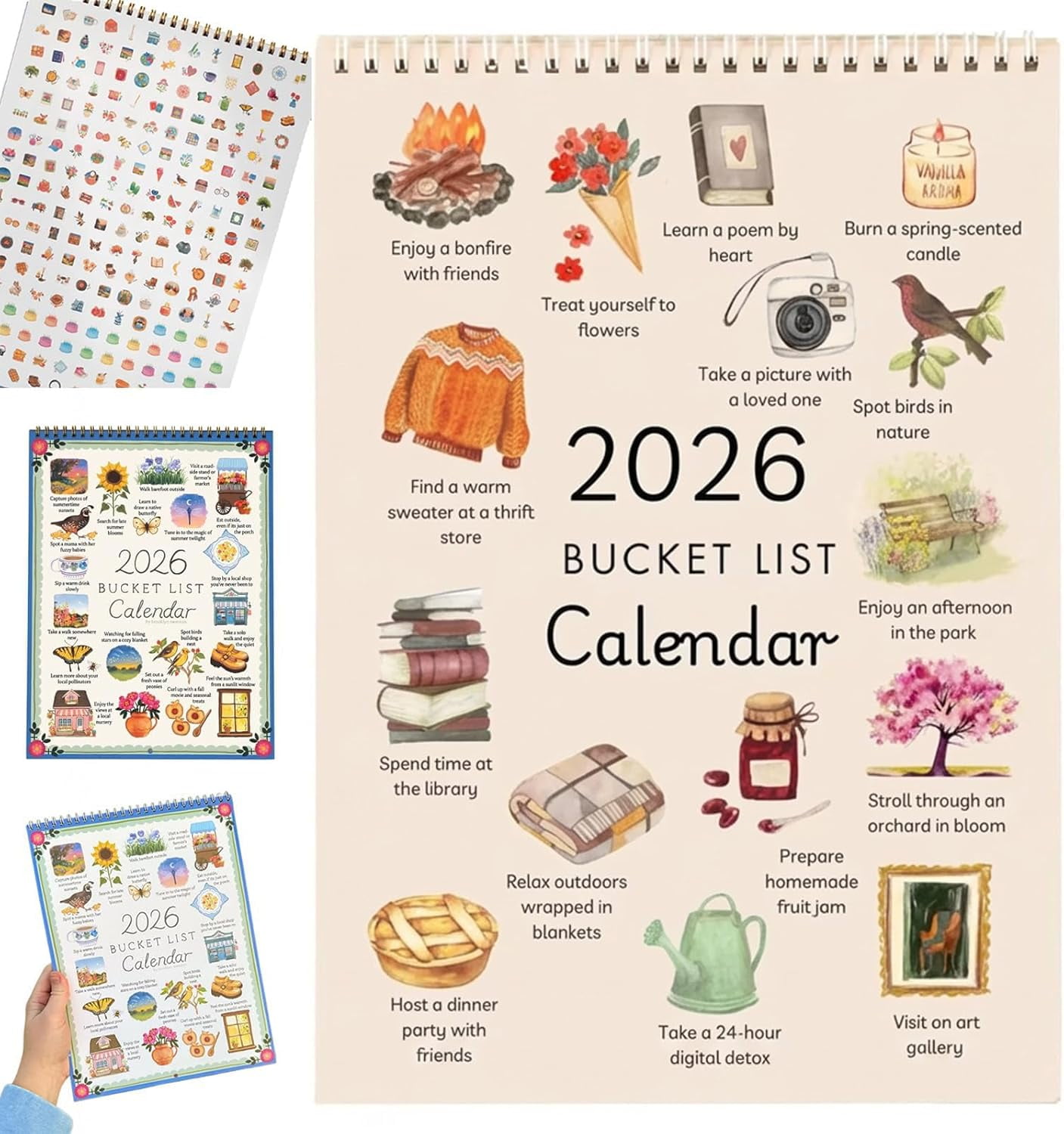 2026 Bucket List Calendar - Celebration of Life’s Seasons ...