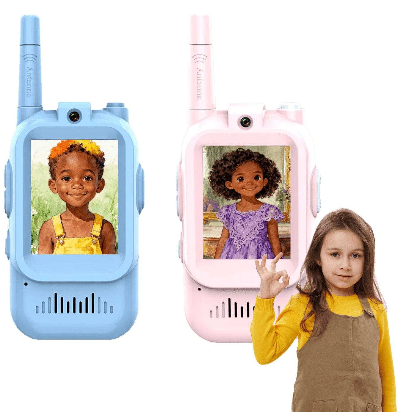 2026 BuddyTalk Video Walkie Talkie for Kids, Digital Walky Talkie with ...
