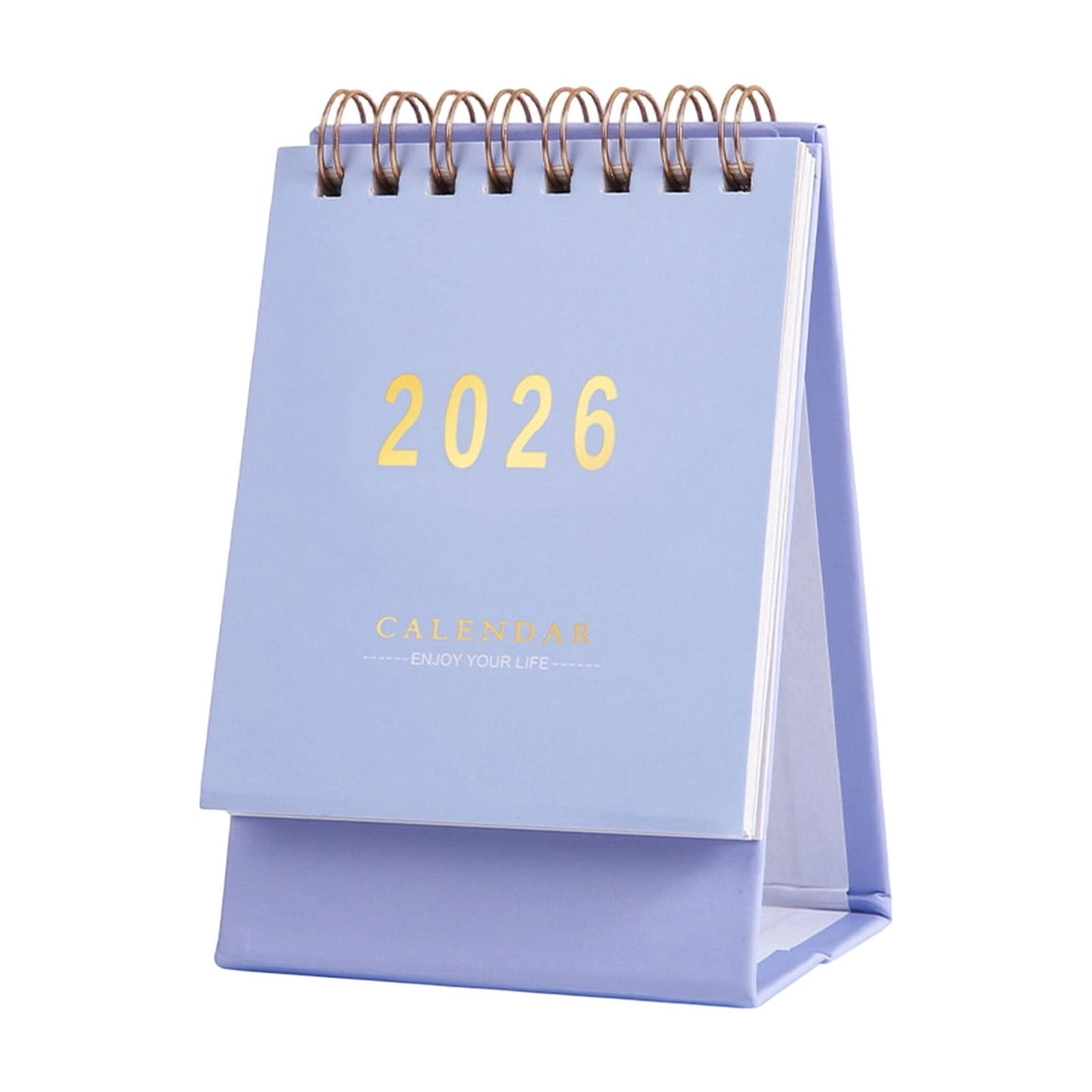 "2026 CALENDAR, ENJOY YOUR LIFE" Desktop Calendar, Small Desktop Flip ...