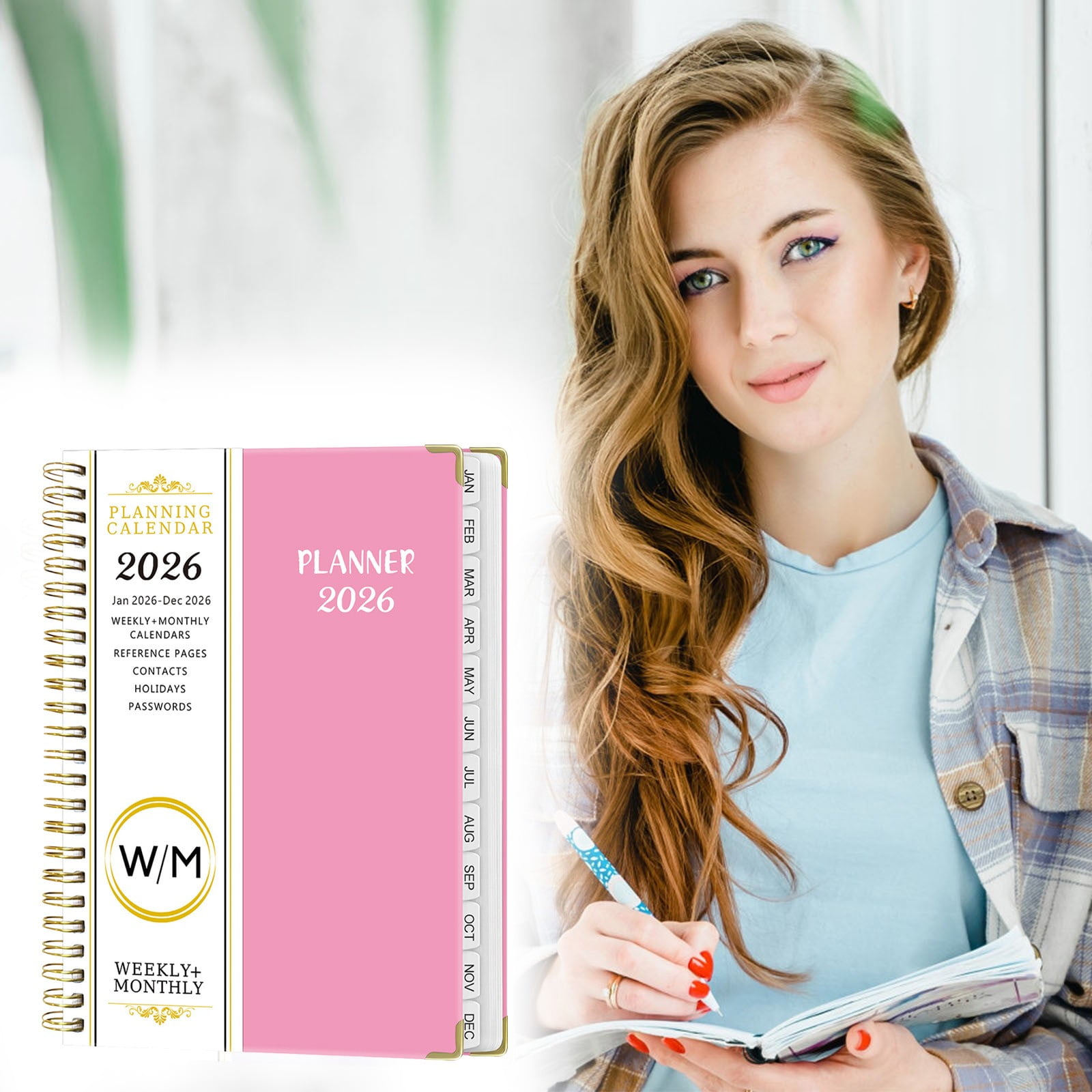 2026 Calendar: 15 Minute Weekly and Monthly Schedules for January To ...