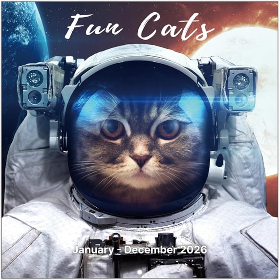 2026 Calendar, 2026 Wall Calendar, Fun Cats Calendar 2026. Jan. 2026 ...
