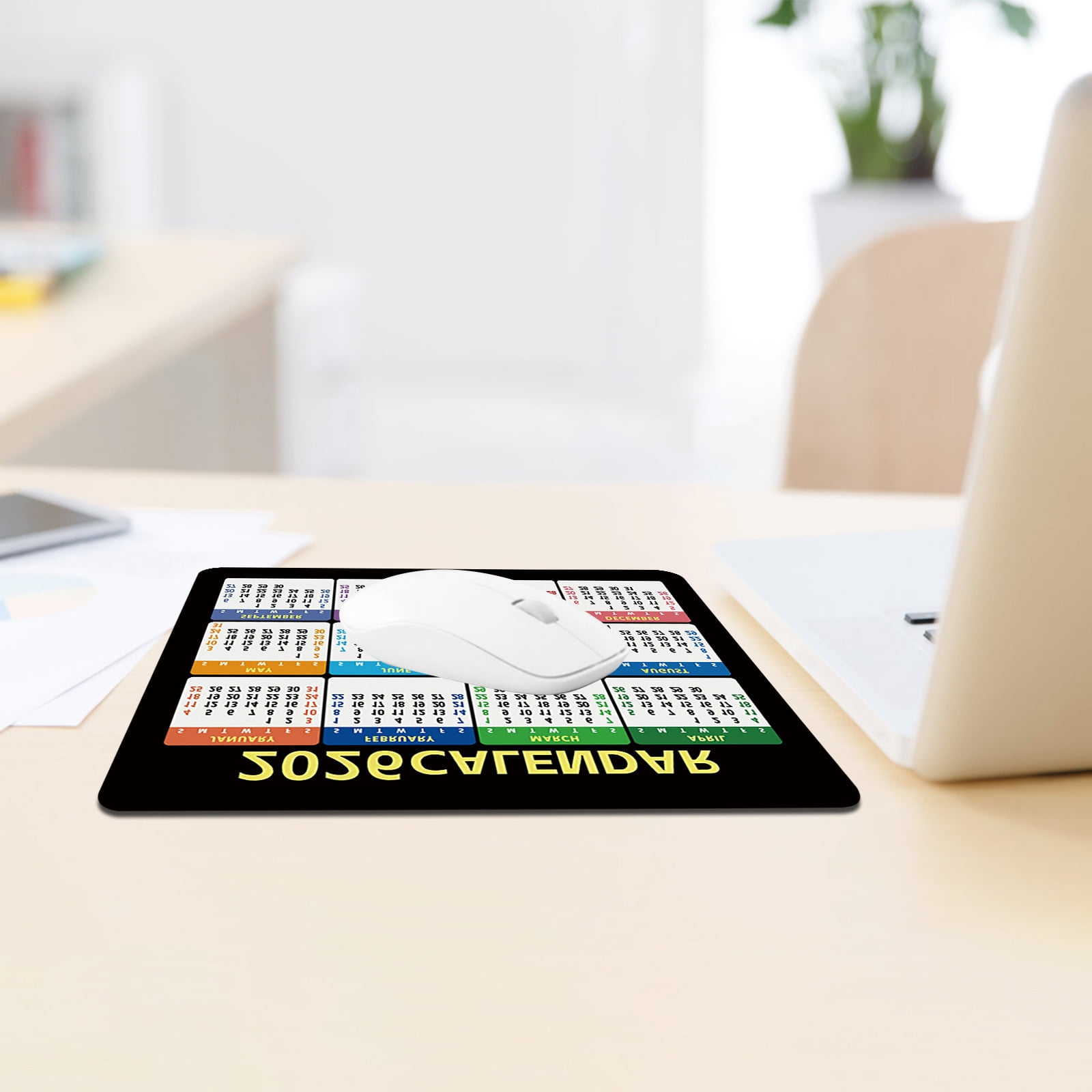 2026 Calendar Mouse Pad, Square New Year Mouse pad , Computers Laptop ...