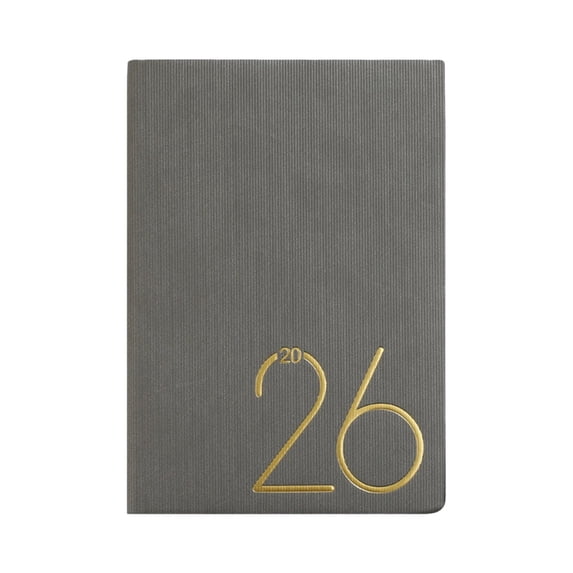 2026 Calendar Planner Book, English Daily Planner Notebook Portable A7 ...