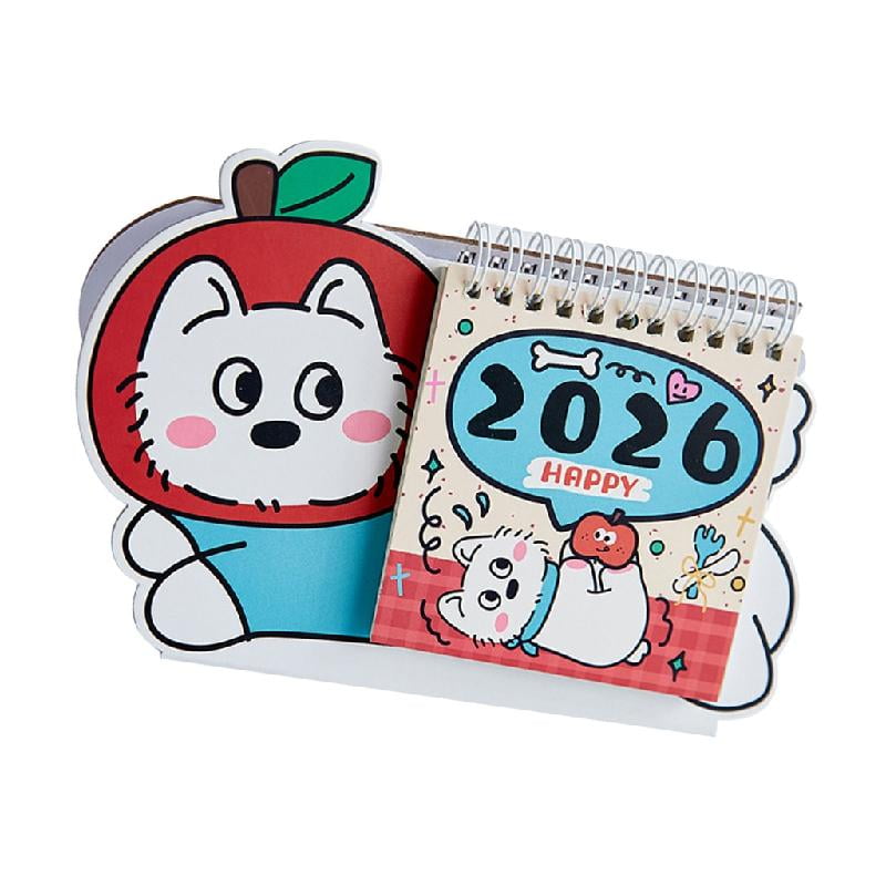 2026 Calendar Standing Calendar Desktop Ornaments Lovely Dog Office ...