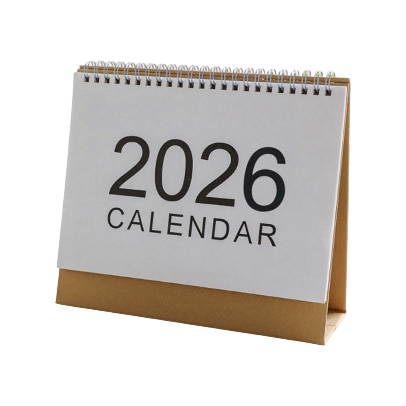 2026 Calendar Standing Calendar Twin-Wire Binding Small Monthly ...