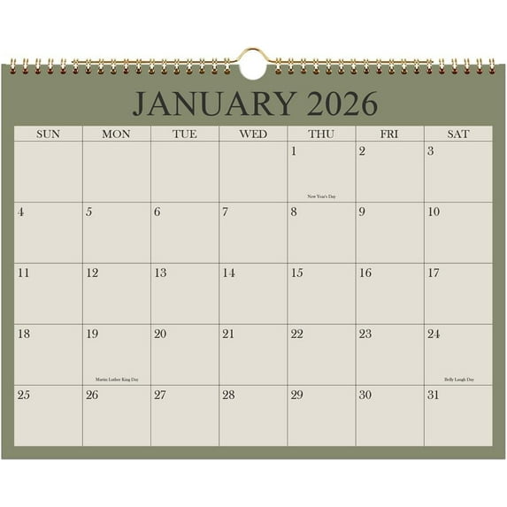 2026 Calendar - Wall 2026-2027 from January June 2027, 18 Months with ...