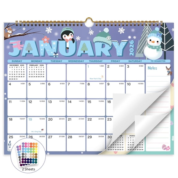 2026 Calendar - 18 Monthly Wall Calendar, January June 2027, 8.5" x 11 ...