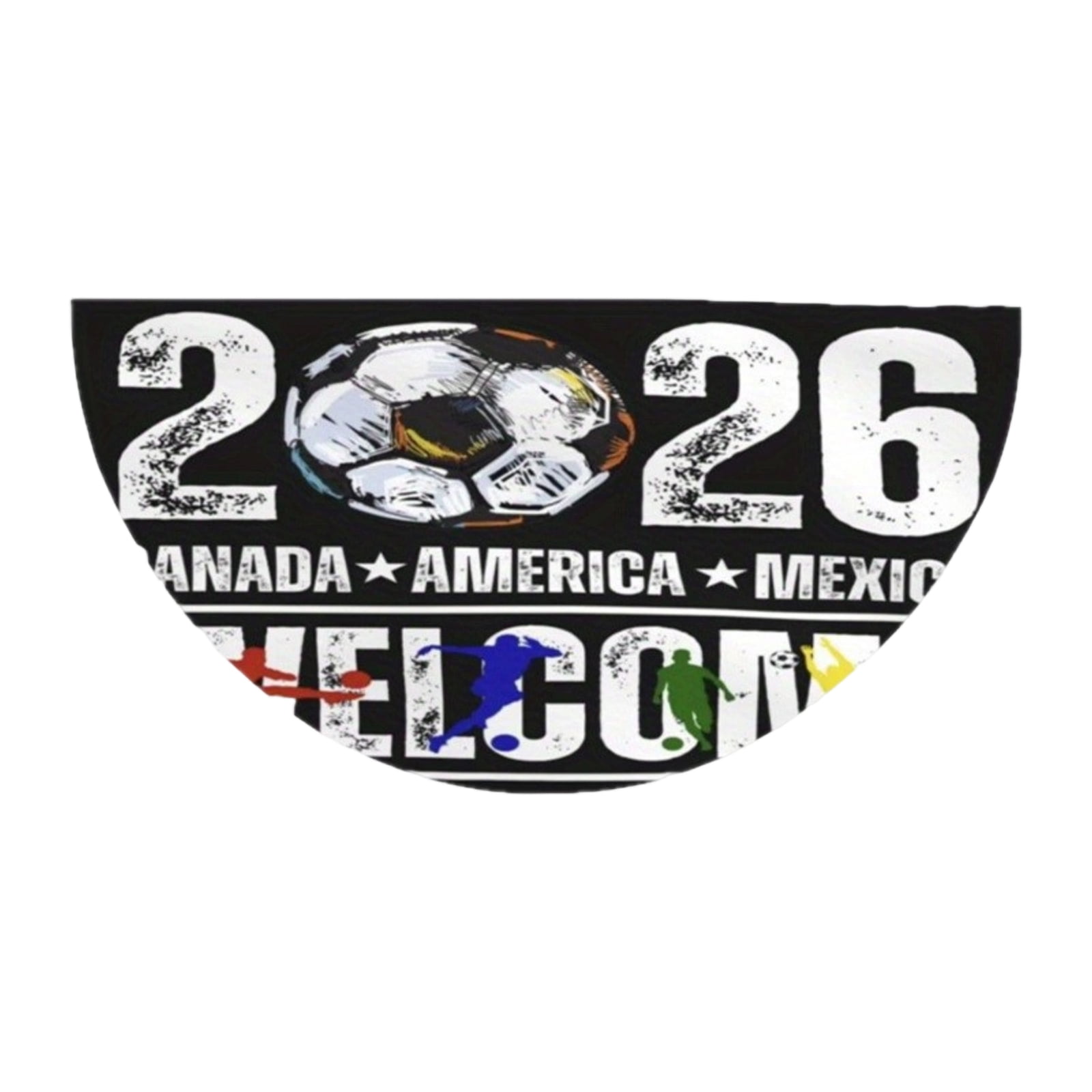 2026 Canada USA Mexico World Football Cup Bunting Flag – 'Welcome ...