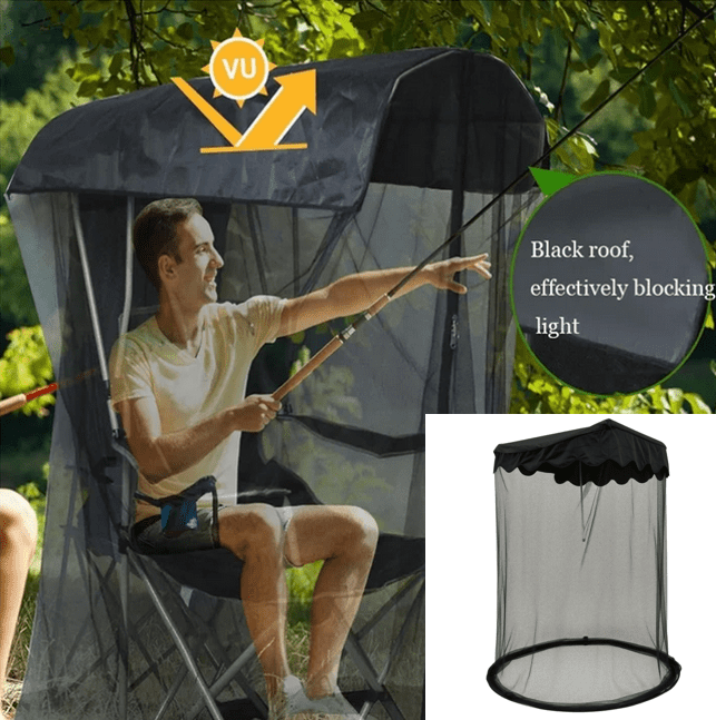 2026 Canopy Chair Mosquito Net, Mosquito Mesh Chair Net with Waterproof ...