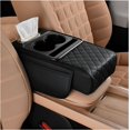 2026 Car Central Console Organizer, Memory Foam Leather 4 in 1 Vehicle ...