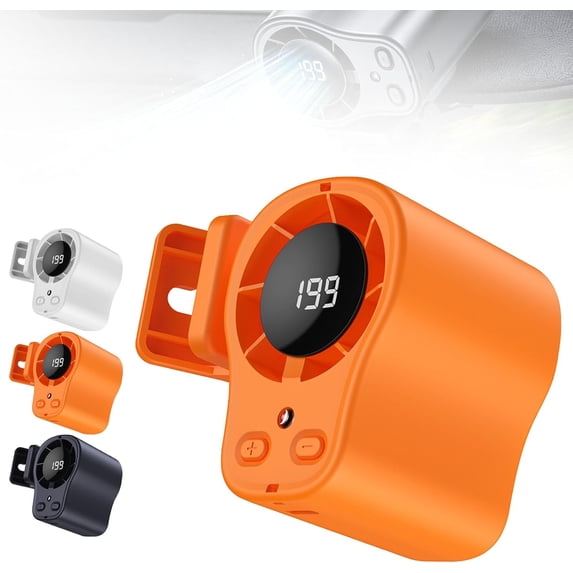 2026 Car Clip On Air Conditioner Fan with Led Display - 360° Rotation ...