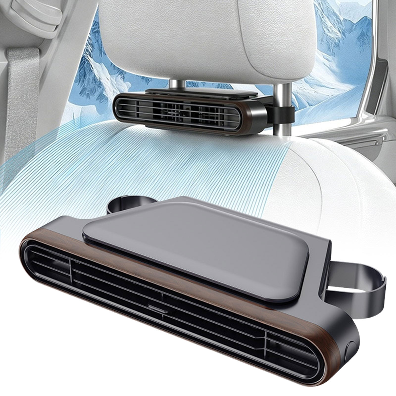2026 Car Headrest Fan, Invisible Car Seat Cooling Fan, USB Backseat Fan ...