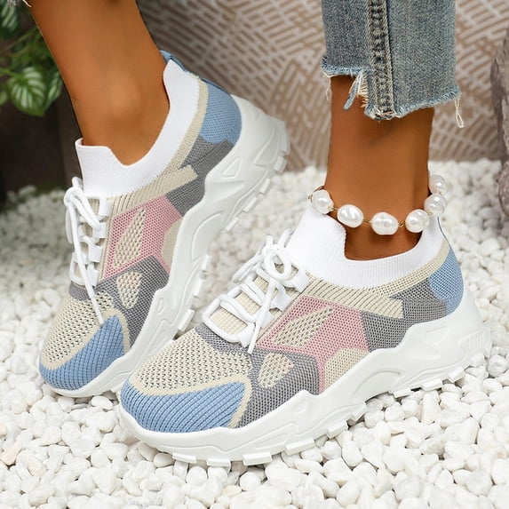 2026 Casual Ultra-Light Women's Shoes Running Dad Shoes Mesh Shoes ...