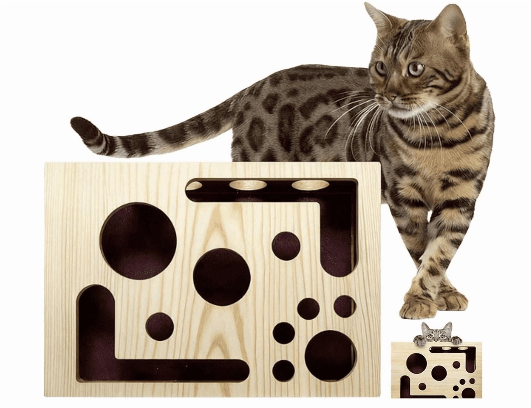 2026 Cat Nail File Box with Bell Ball & Sandpaper Inside, Cat Nail File ...