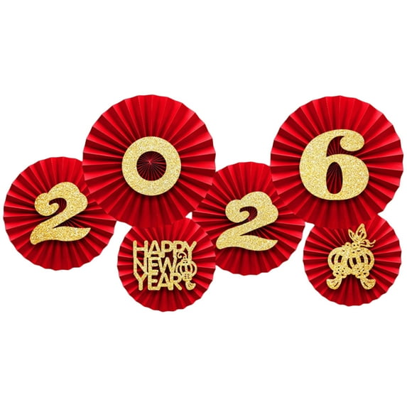 2026 Celebration Paper Fans With Multiple Color For Quick Party ...
