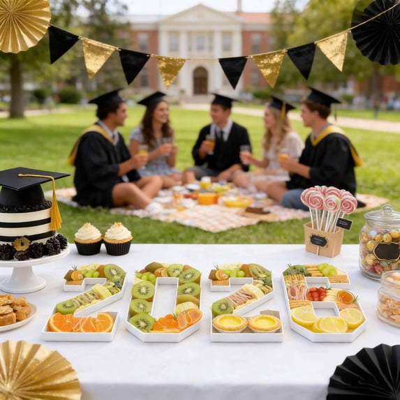 2026 Charcuterie Board Letters, 2026 Number Fillable Food Tray, Fruit ...