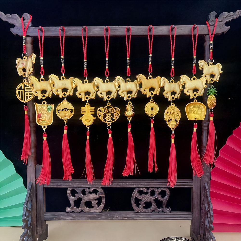 2026 Chinese New Year Decorations, 6/8/10pcs Year of The Horse Lucky ...