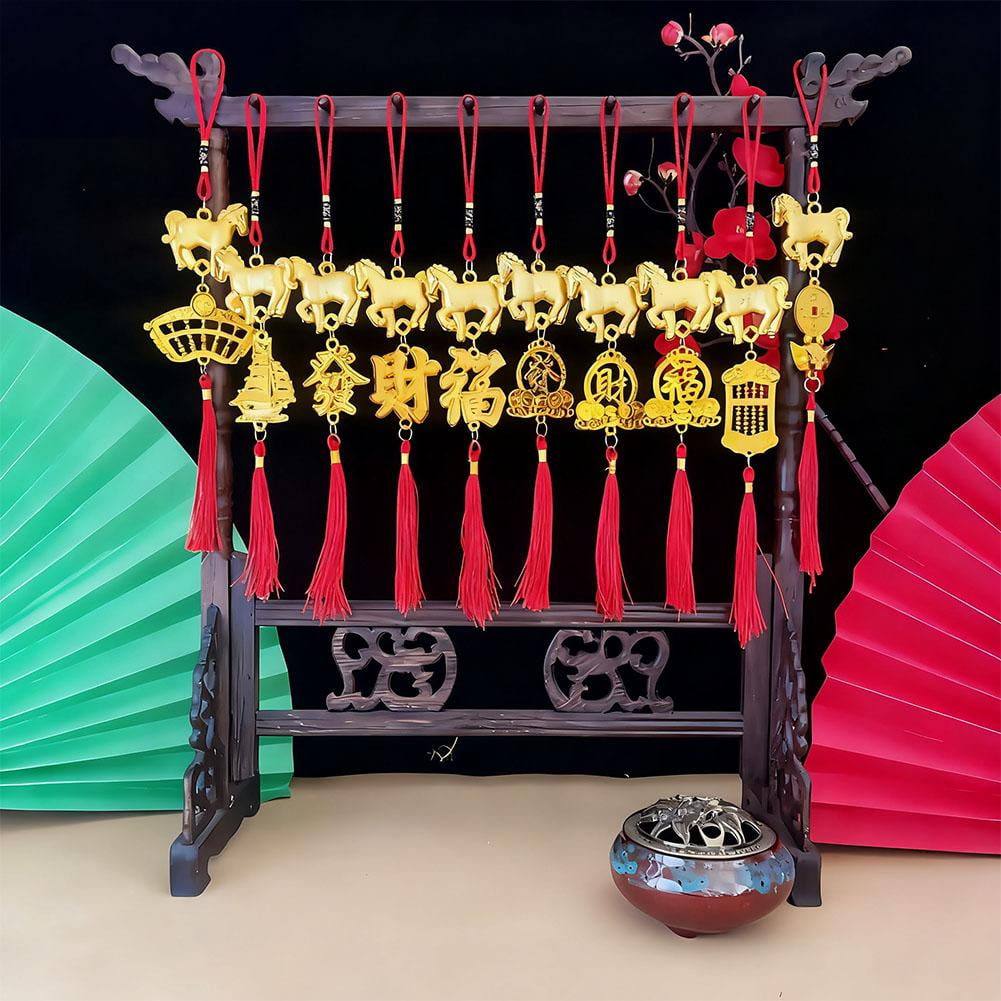 2026 Chinese New Year Decorations, 6/8/10pcs Year of The Horse Lucky ...