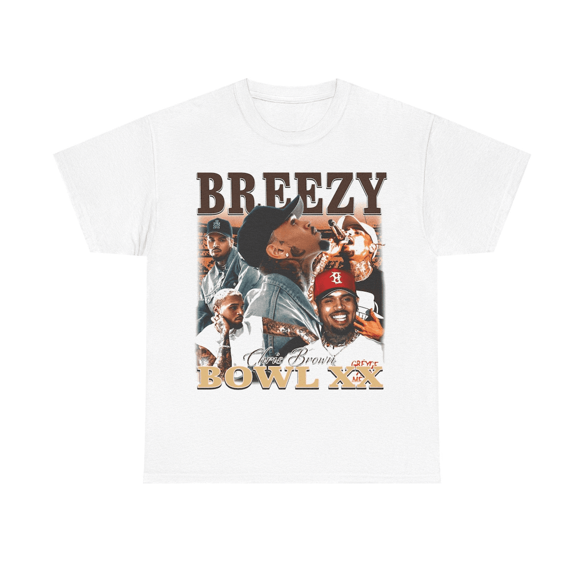 2026 Chris Brown Tour Breezy Bowl XX, Concert Merch, Graphic Design ...