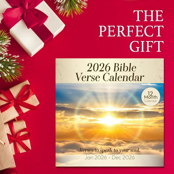 2026 Christian Wall Calendar – 11.8"x11.8" Bible Verse Monthly Calendar ...
