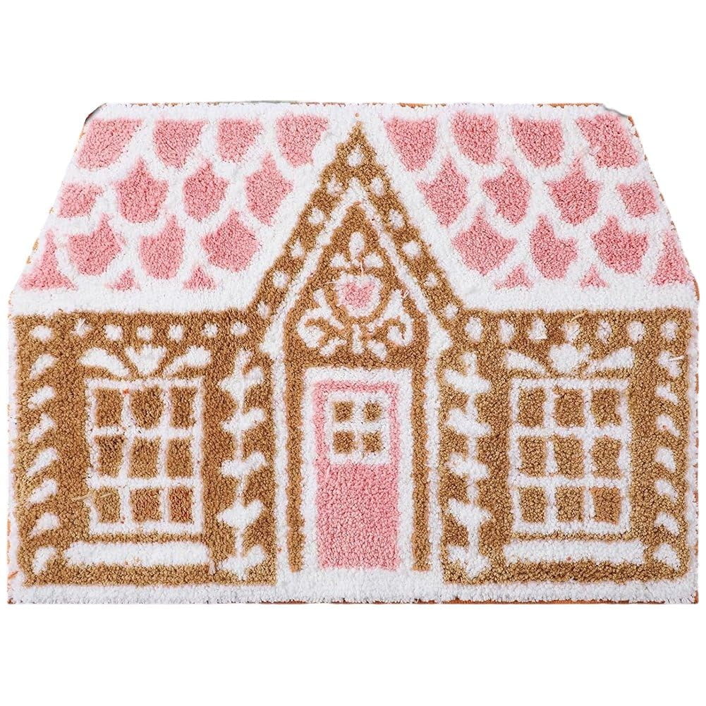 2026 Christmas Bath Mat, Doormat Non-Slip Bathroom Rugs, Xmas Winter ...