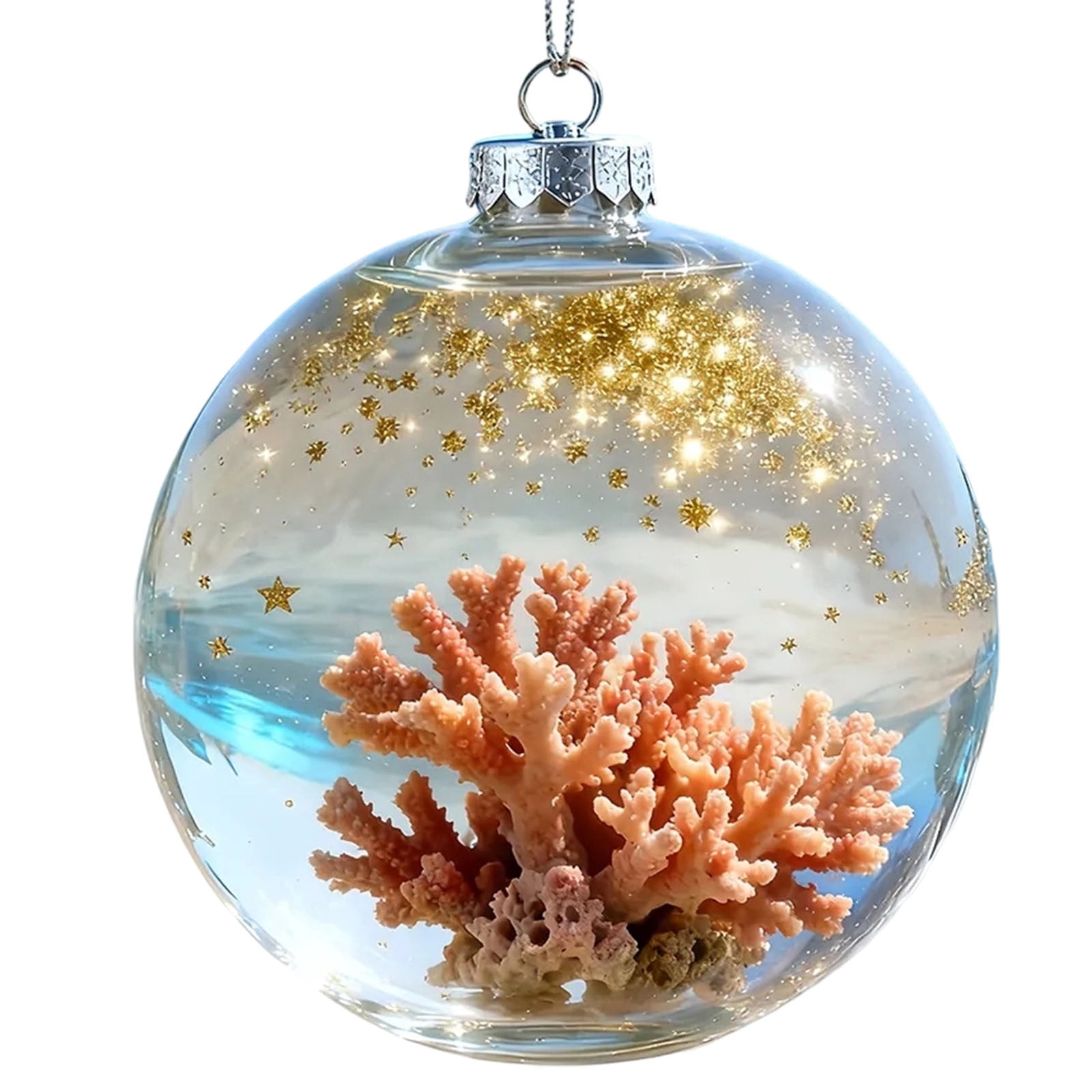 2026 Christmas Decorations Marine Forest Life Acrylic Ball Ornaments ...