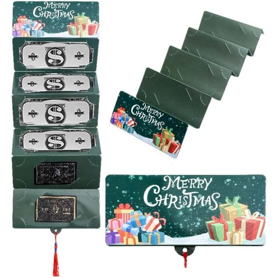 2026 Christmas Envelope, DIY Card Holders Xmas With 10 Slots, Upgrade ...