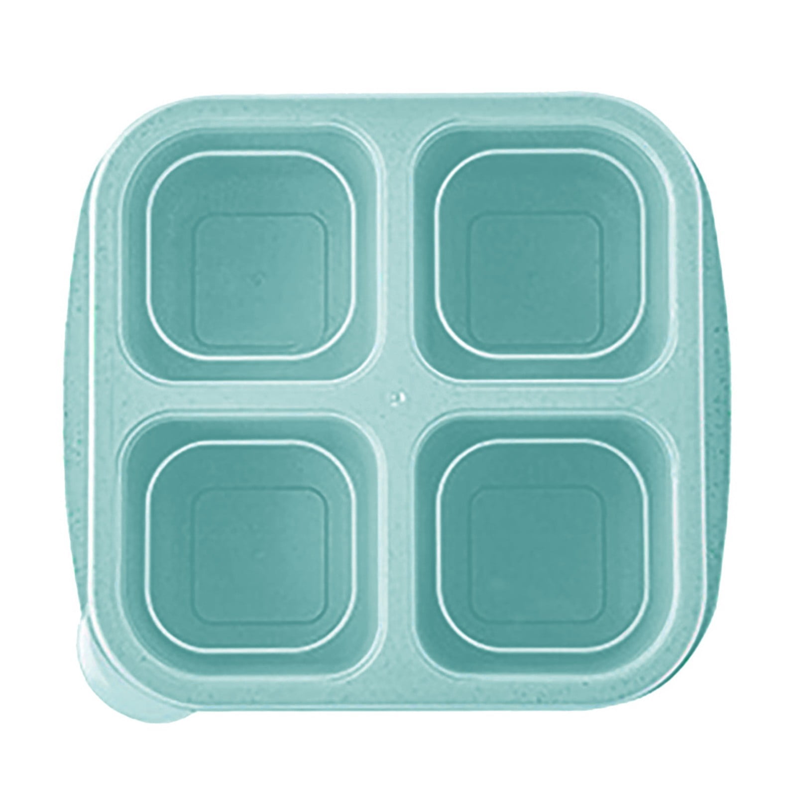 2026 Clearance ZHENFA Compartment Snack Box Wheat Material Box Easy ...