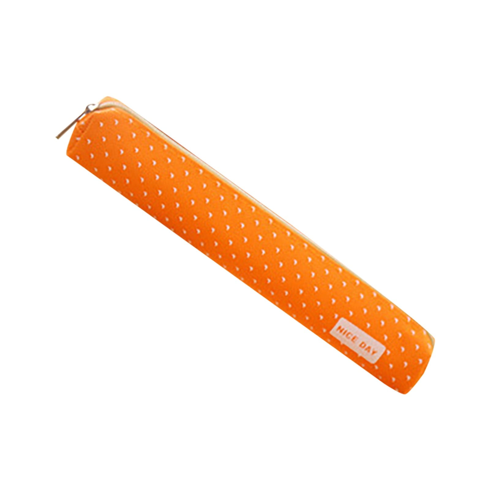 2026 Clearance ZHENFA Long Polka Dot Candy Color Pencil Case Creative ...