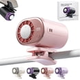 2026 Clip On Air Conditioner Fan with LED Display, 360° Rotation ...