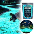 2026 Colorful Glow In The Dark Garden Stones Night Luminous Pebbles ...