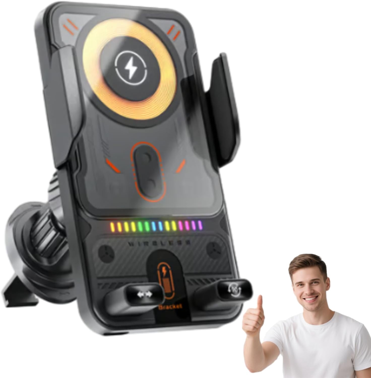 2026 Cool Car Wireless Fast Charging Holder: Drive Smarter, Charge ...