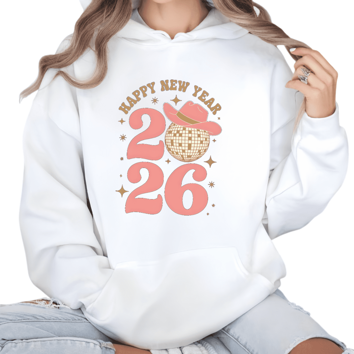 2026 Cowboy Disco Ball Print Tshirt Graphic Tees Shirts White S-5XL New ...