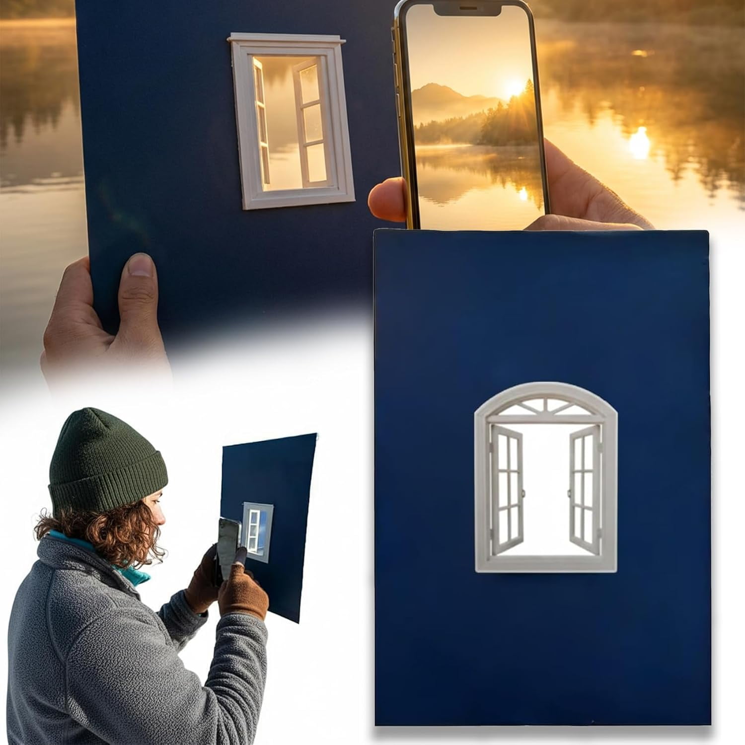 2026 Creative Window Props, Window New Frame Travel Photo Prop ...