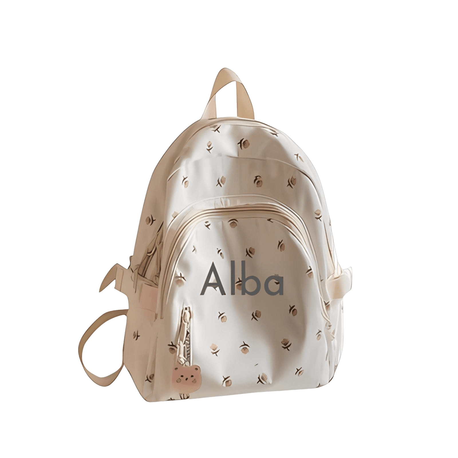 2026 Cute Preppy Bag Floral Printed Kawaii Backpack Cottagecore ...