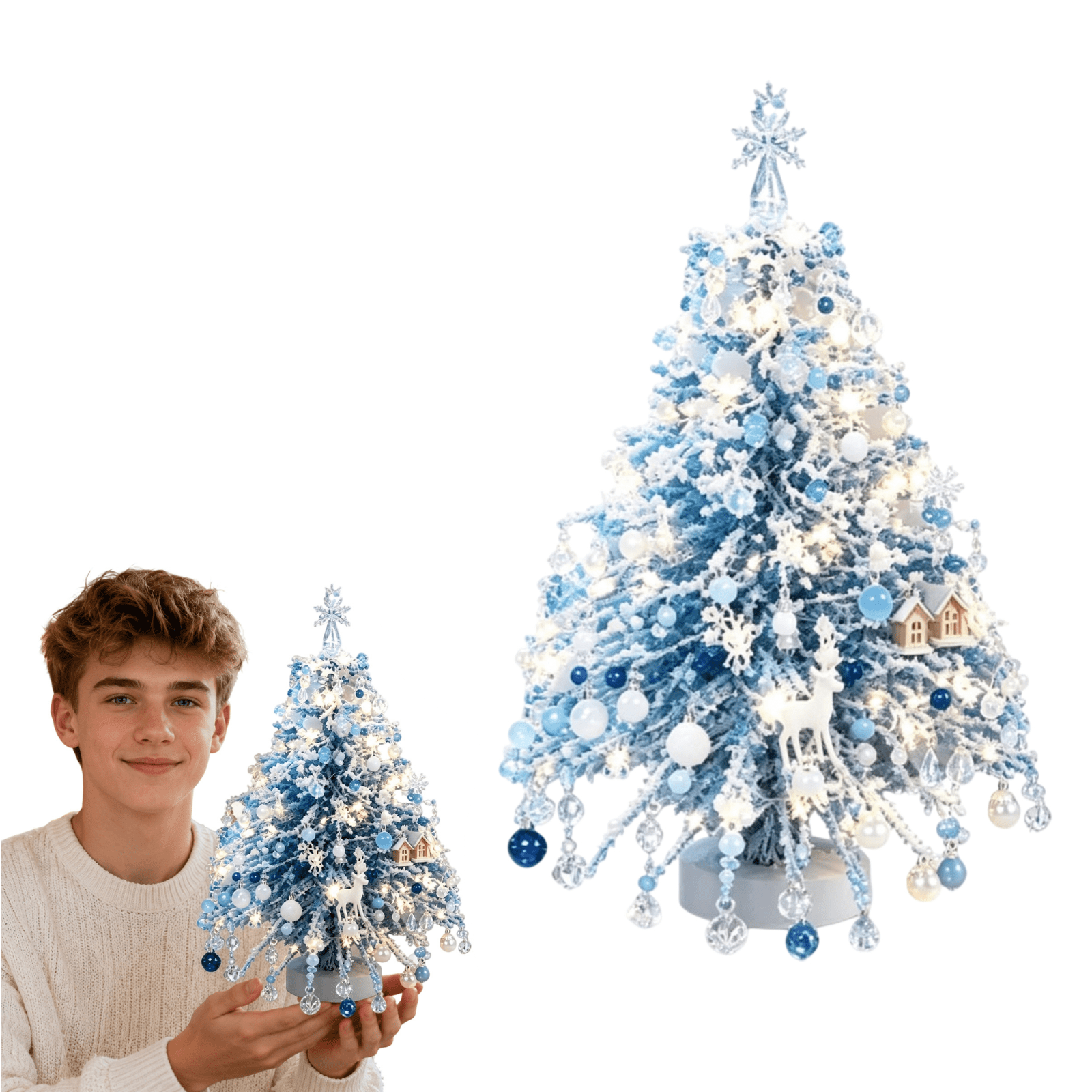 2026 DIY Beaded Christmas Tree Kit – Create Your Own Sparkling Holiday ...