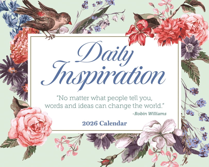 2026 Daily Inspiration Box Calendar, (Paperback) - Walmart.com