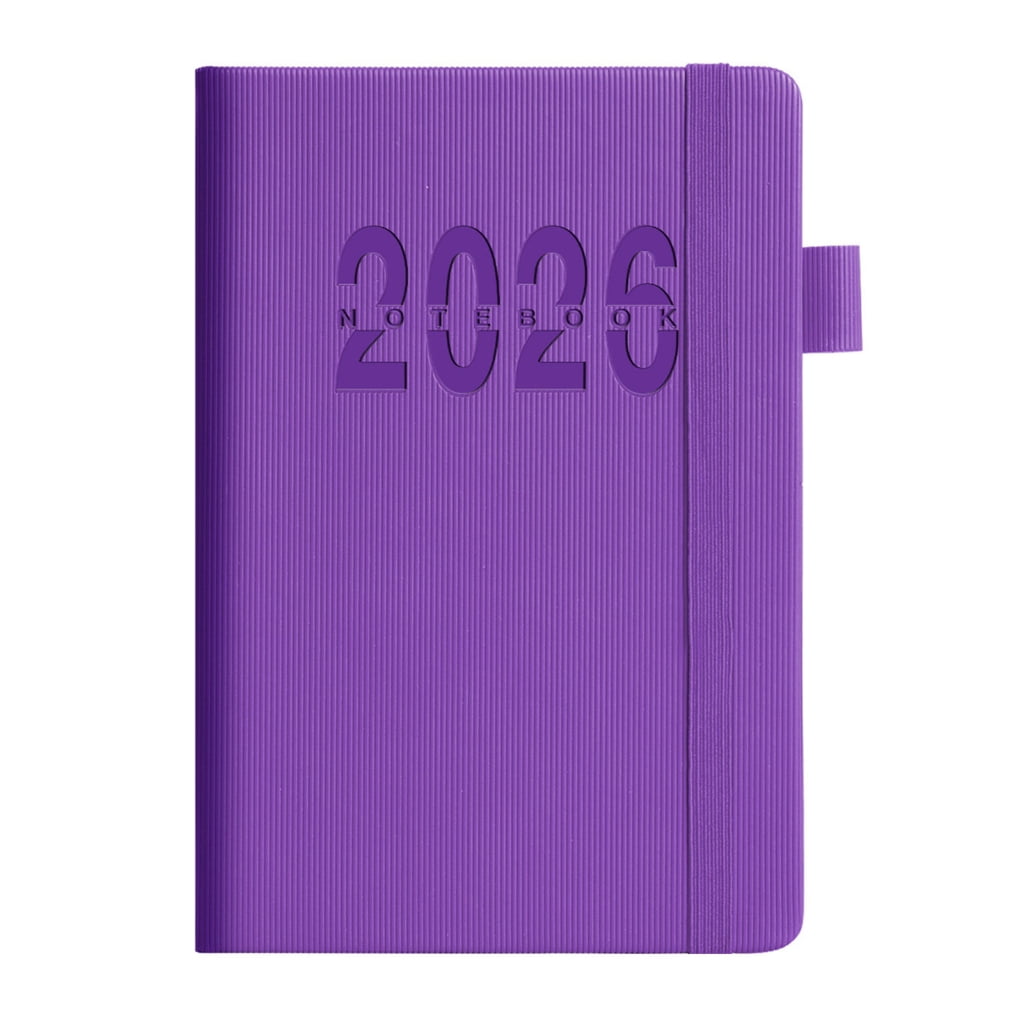 2026 Daily Planner 360 Pages Dated Hardcover Leather Academic Planner ...