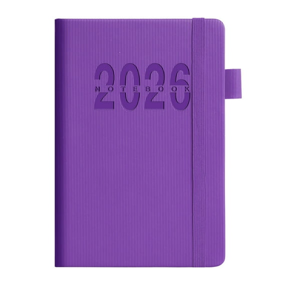 2026 Daily Planner 360 Pages Elastic Strap Closure Hardcover Academic ...