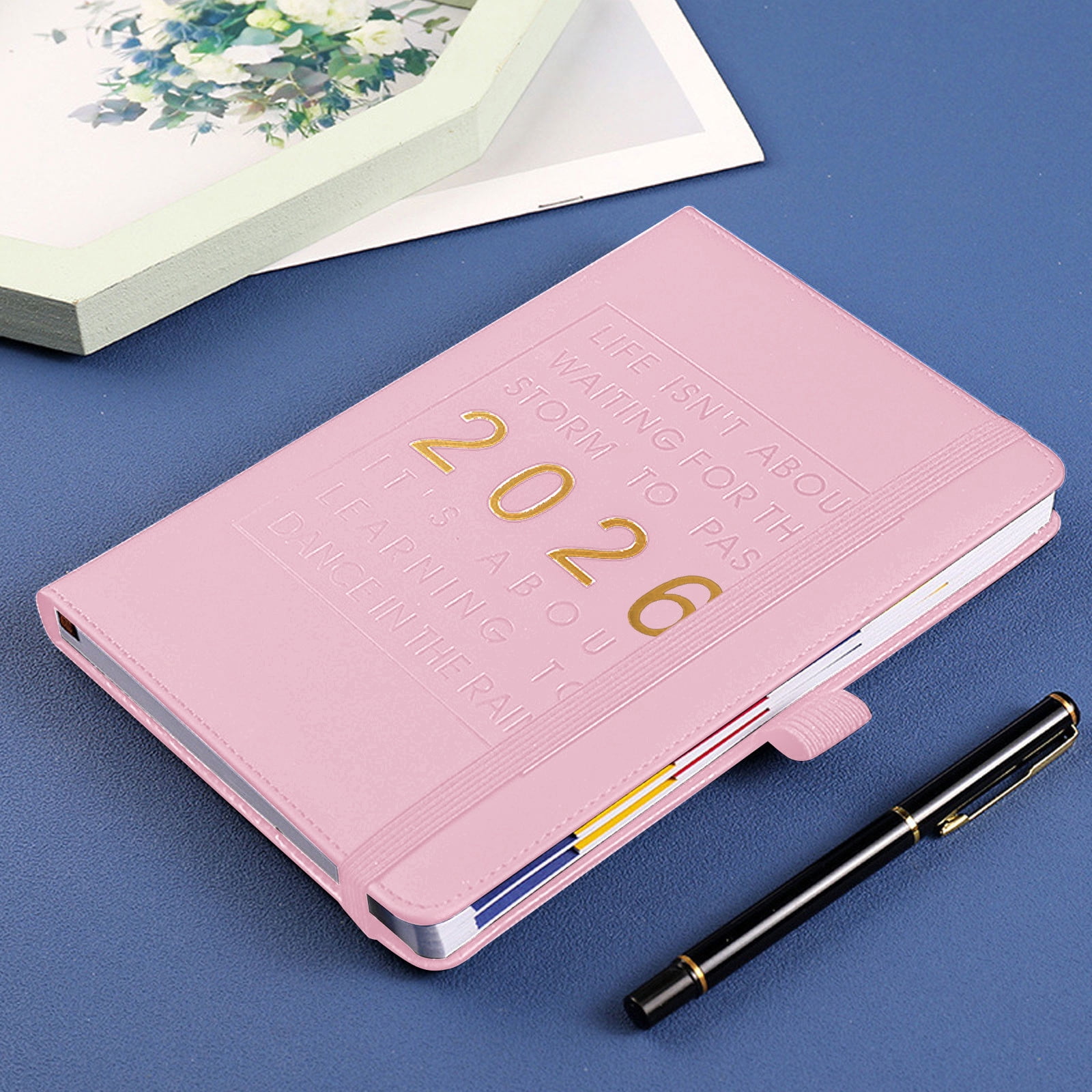 2026 Daily Planner 365 Day Agenda Book - One Page Per Day Hourly ...