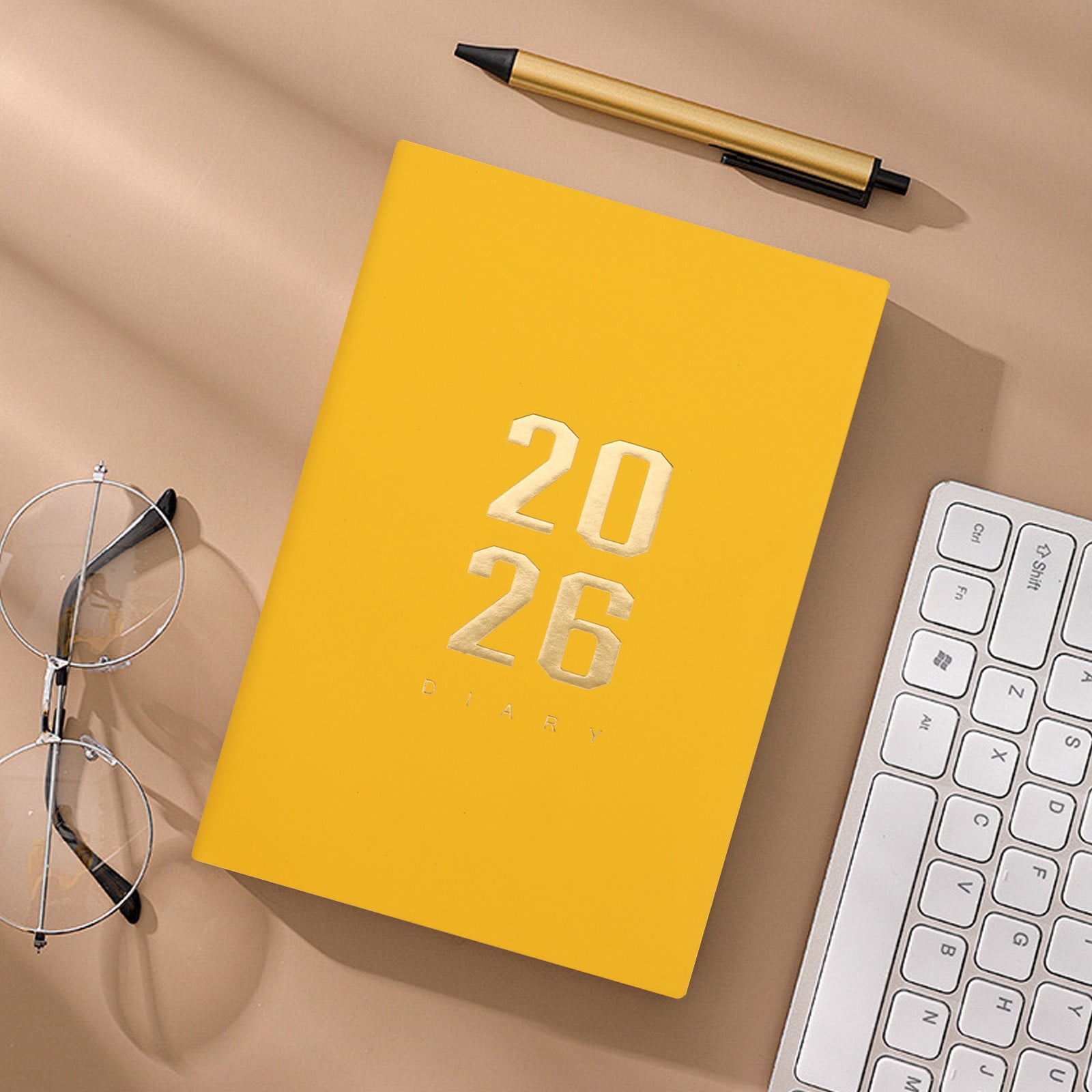 2026 Daily Planner - A5 Hardcover Spiral Notebook with Hourly Schedule ...