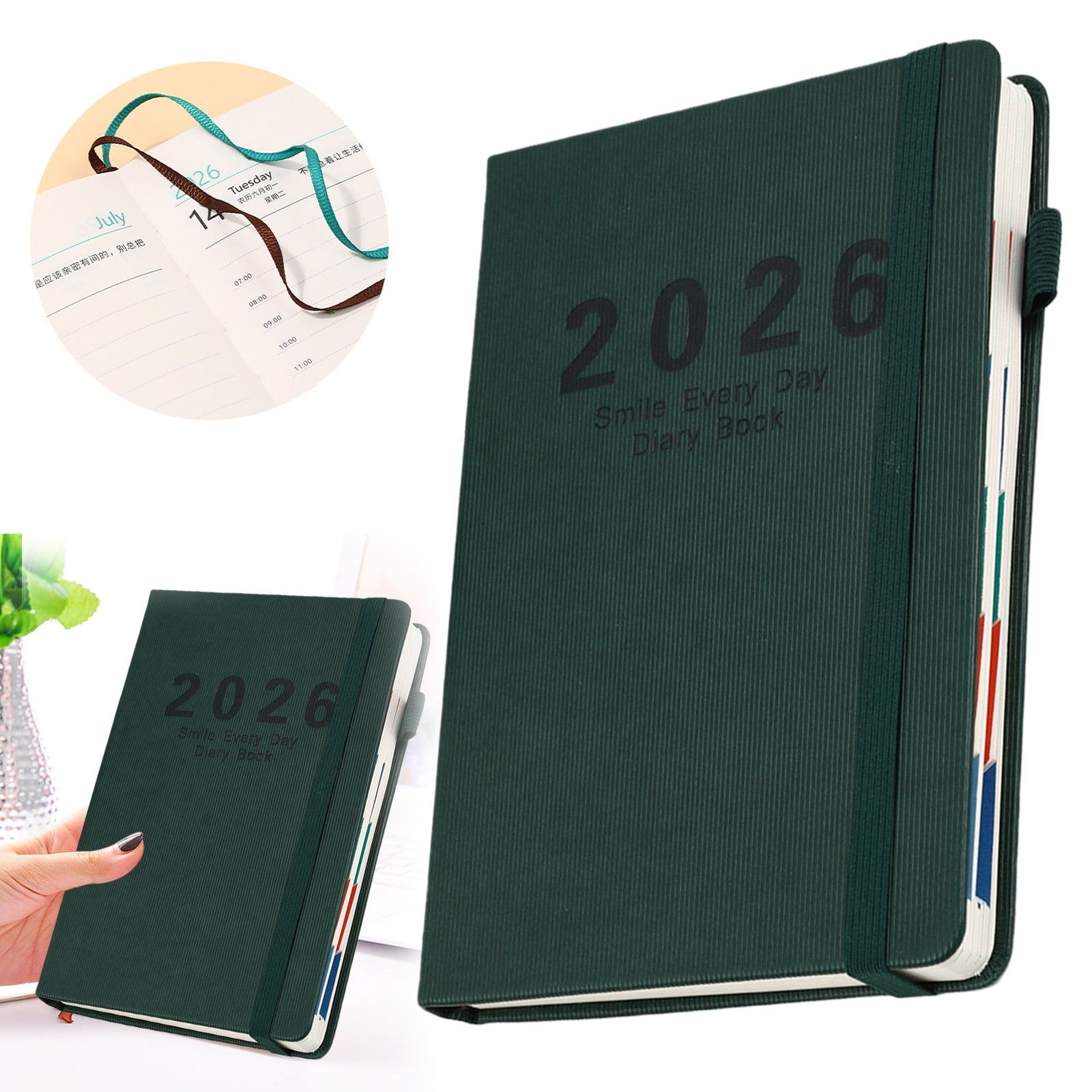 2026 Daily Planner One Page a Day, Weekly and Monthly Daily Calendar ...