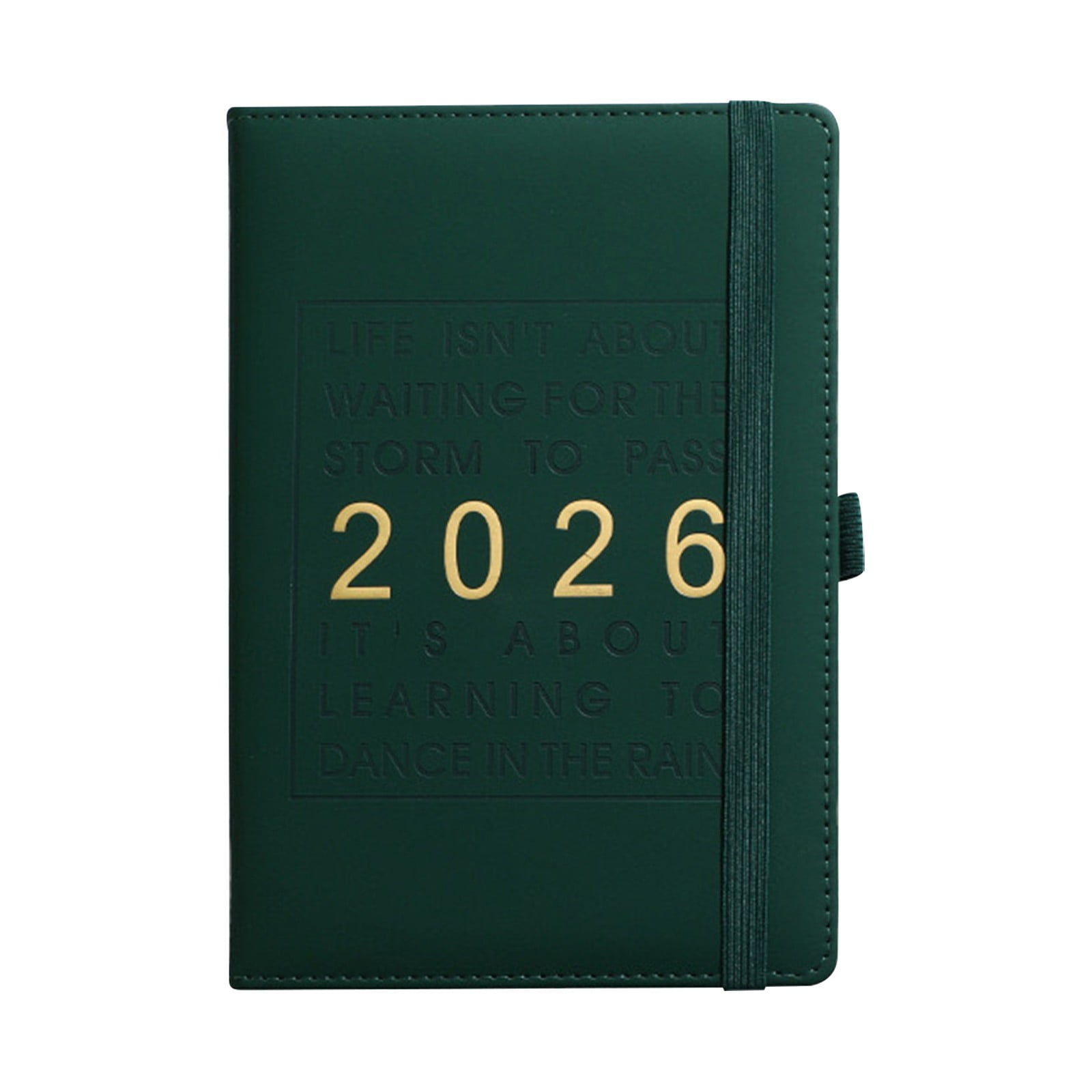 2026 Daily Planner One Page Per Day with to Do List, Leather Cover ...
