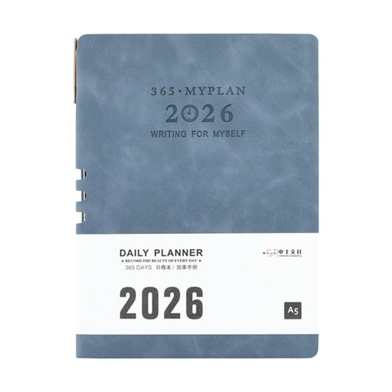 2026 Daily Weekly Monthly Planner Notebook Day Planner 2026 Leather ...