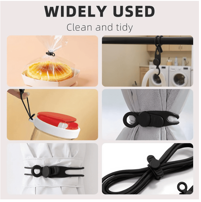 2026 Data Cable Organizer, 2025 New Elastic Silicone Cable Straps Cord ...