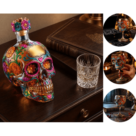 2026 Day of the Dead Collector Goblet – Limited Edition Art Glass ...