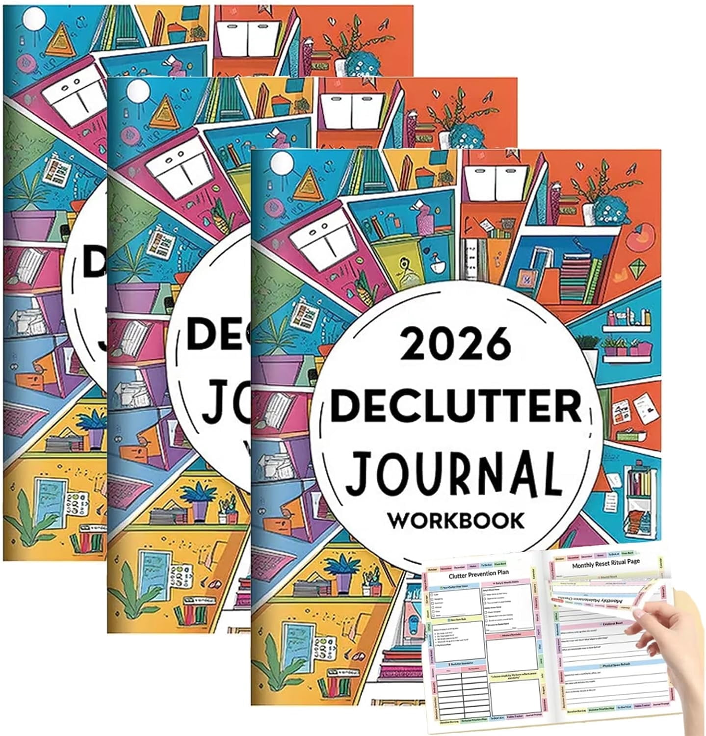 2026 Declutter Journal Workbook | 52-Week Home & Office Organization ...